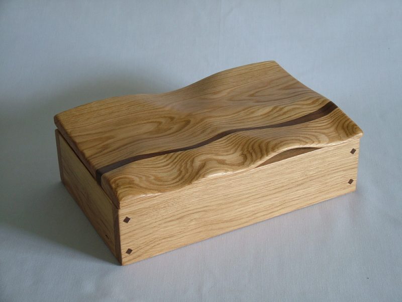 Dimpled Oak Wave Chest - Stephenson Design Furniture